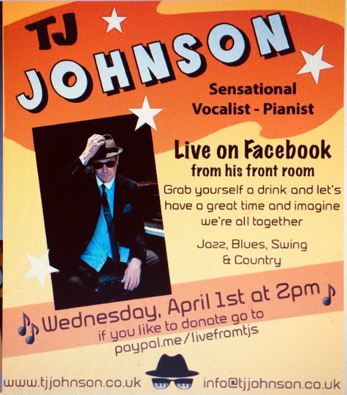 TJ Johnson – “Live on Facebook” – London Jazz News