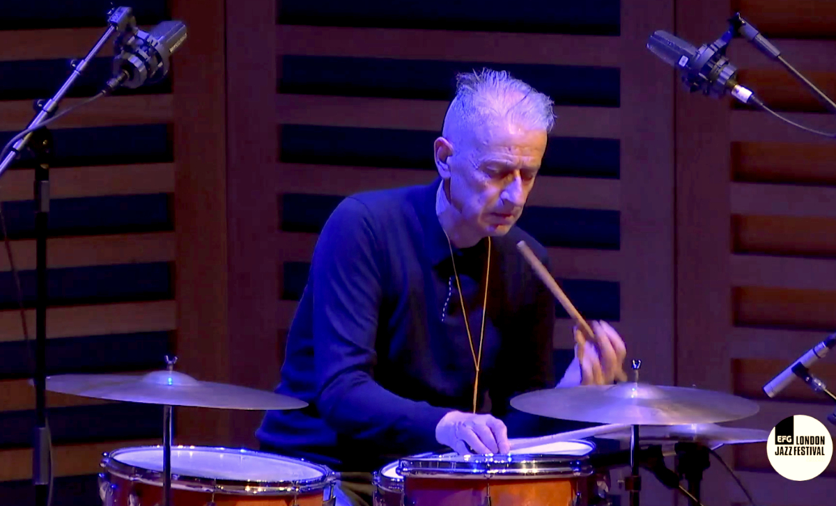 Binker Golding with Olie Brice and Steve Noble at Kings Place (2020 EFG ...